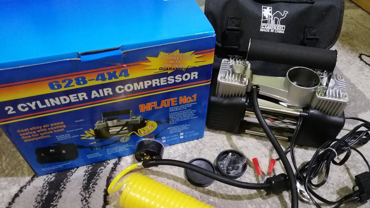 2 CYLINDER AIR COMPRESSOR - YouTube