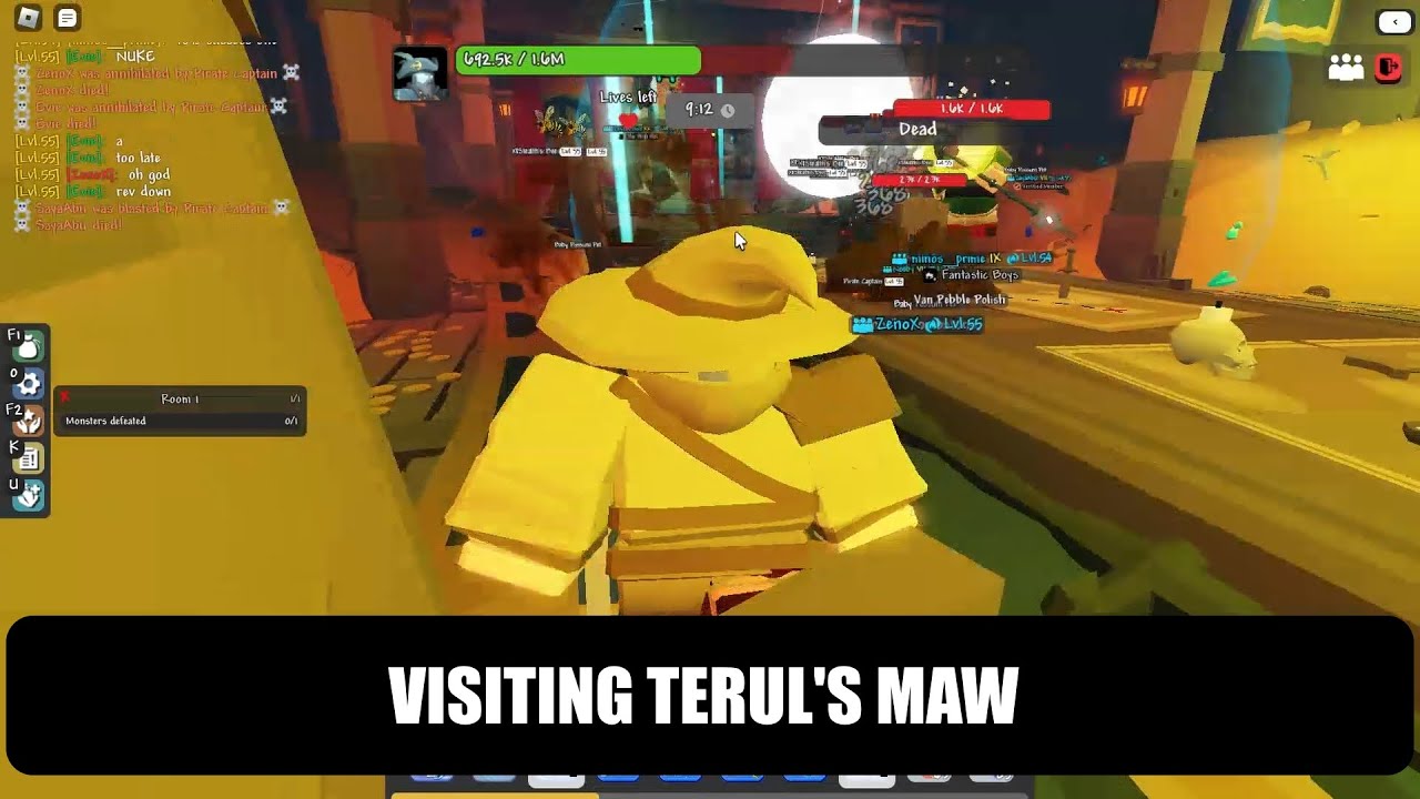Visiting Terul's Maw (+ Getting max level) || Vesteria (6) - YouTube