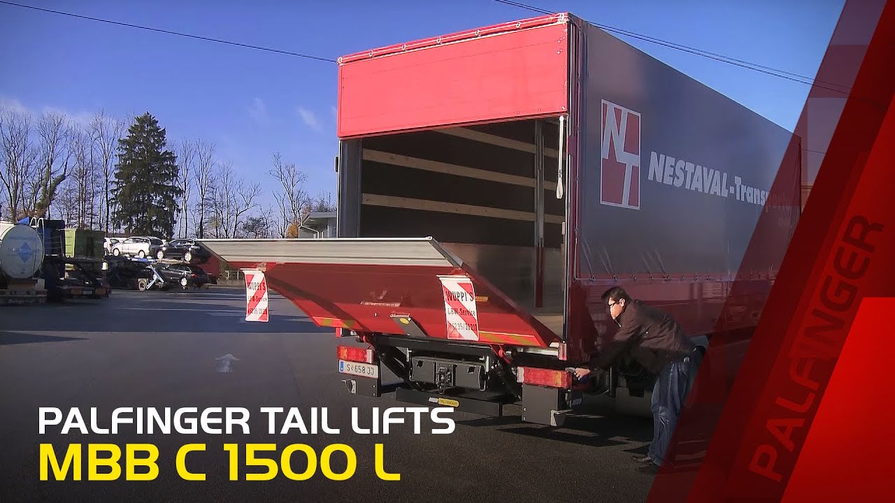 PALFINGER Tail Lifts / Ladebordwände - MBB C 1500 L - YouTube