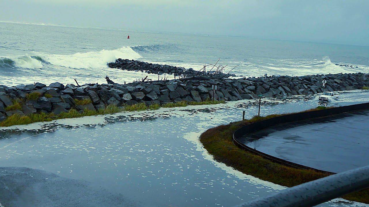 4k King Tide! November 2024 Westport Washington. - YouTube