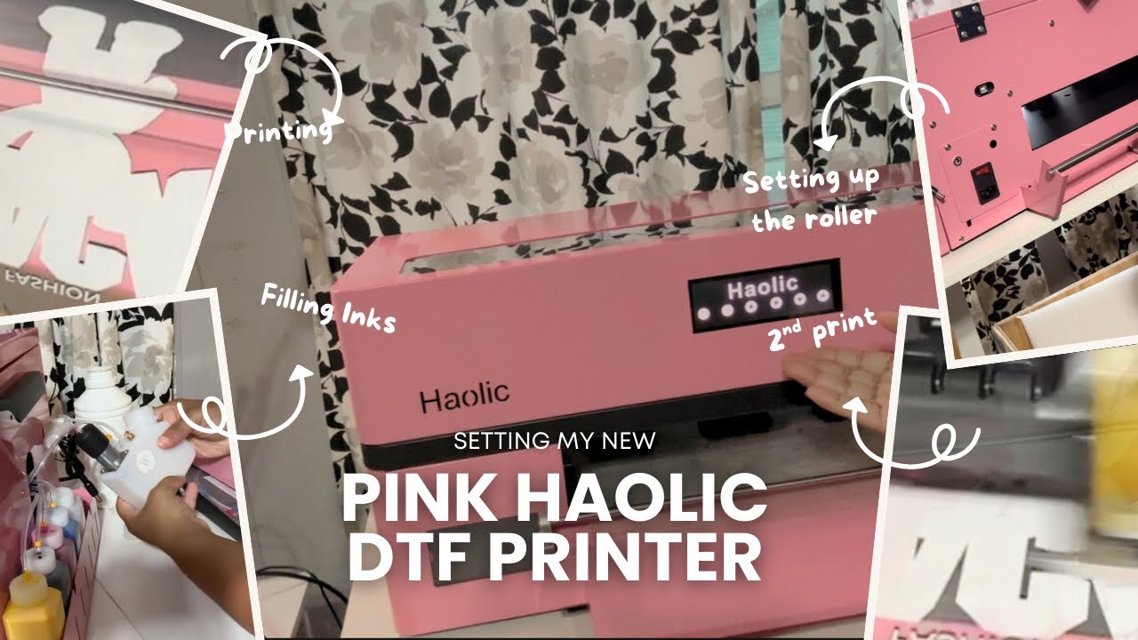 My New DTF Haolic Printer | Unboxing Reveal & Setup - YouTube