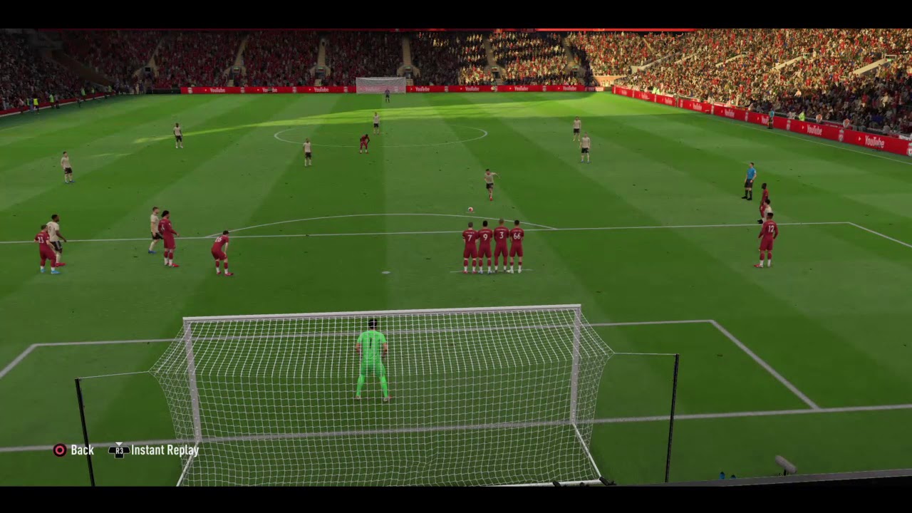 Bruno Fernandes Free Kick Liverpool - YouTube