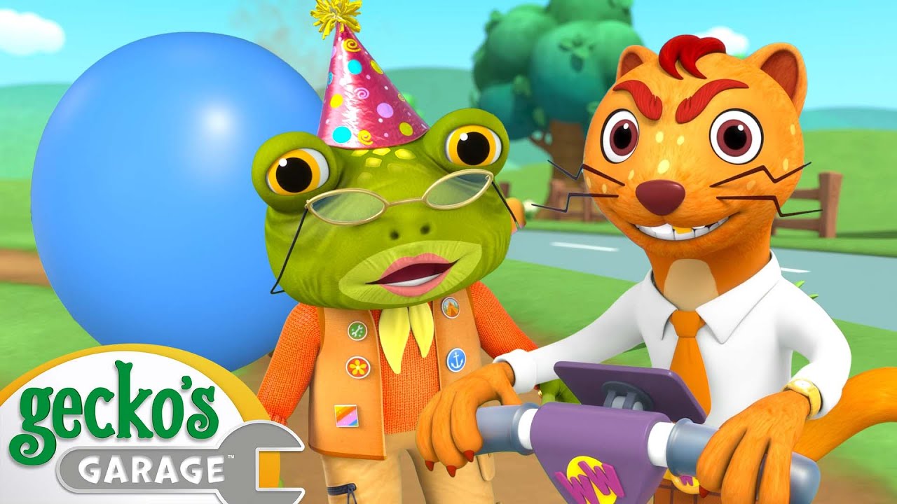 Can Gecko Win the Balloon Race? | Gecko's Garage | Fun Kids Cartoons ...