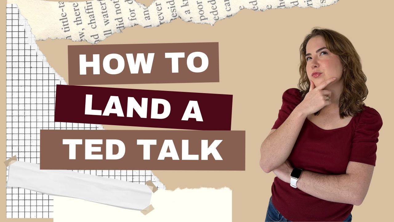 How to Land a TED Talk - YouTube