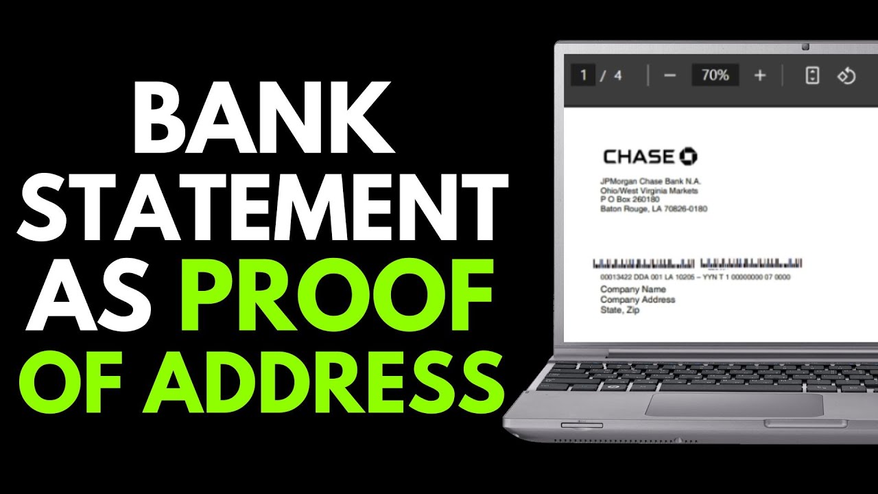 How To Use Bank Statement As Proof Of Address 2025 (EASY & FAST) - YouTube