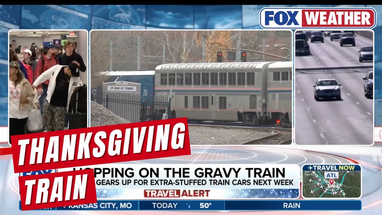 HOPPING ON THE GRAVY TRAIN: Holiday travelers turn to the train for ...