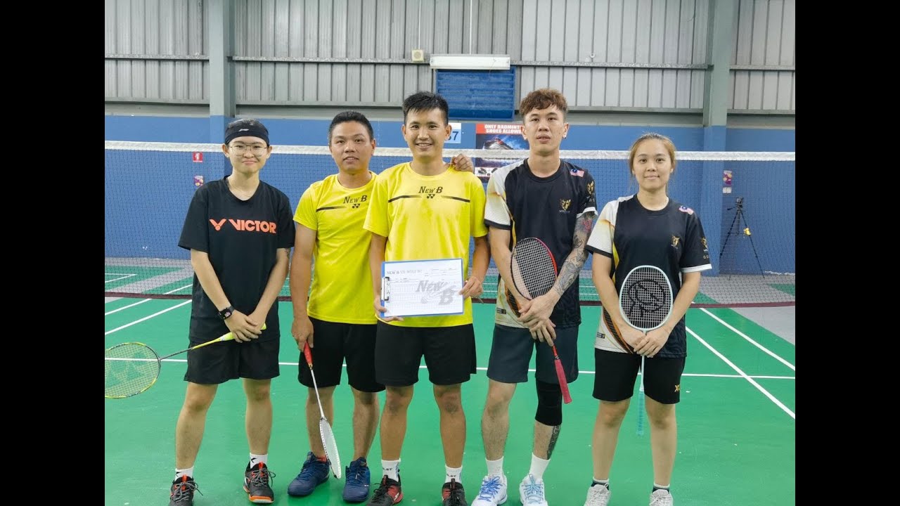 NewB Badminton Club Vs Wolf BC (XD1) (Fullset Game) - YouTube