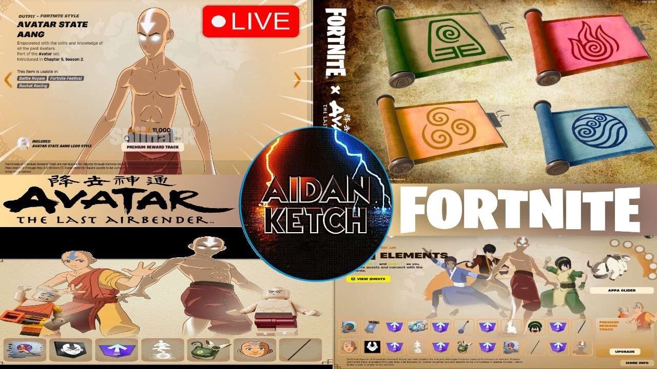 🔴AVATAR x FORTNITE *UPDATE* IS HERE! (New Mythics, Avatar Mini Pass ...