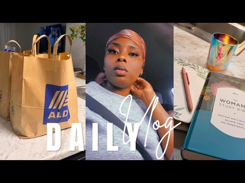 AUGUST RESET VLOG: THE LAST DAY OF MY FASTING | COOKING CURRY CHICKEN + ALDI GROCERY HAUL