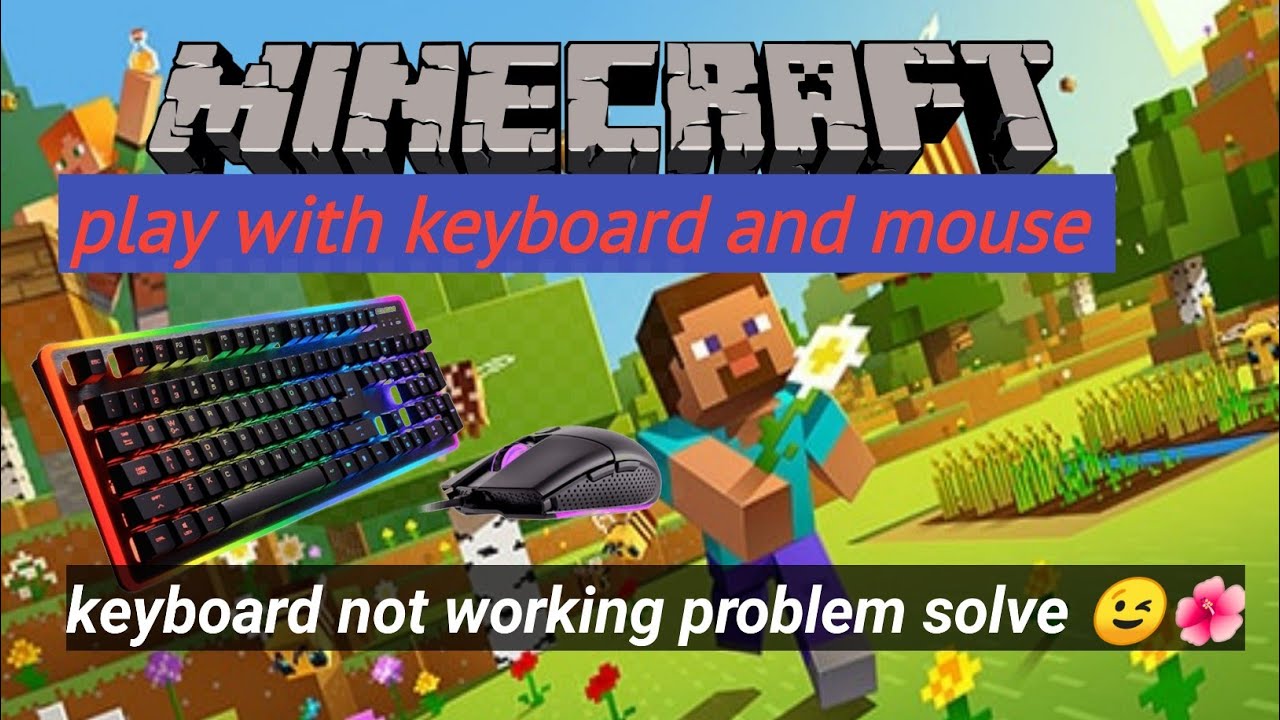 minecraft keyboard not working problem solve| #minecraft 🌺 - YouTube