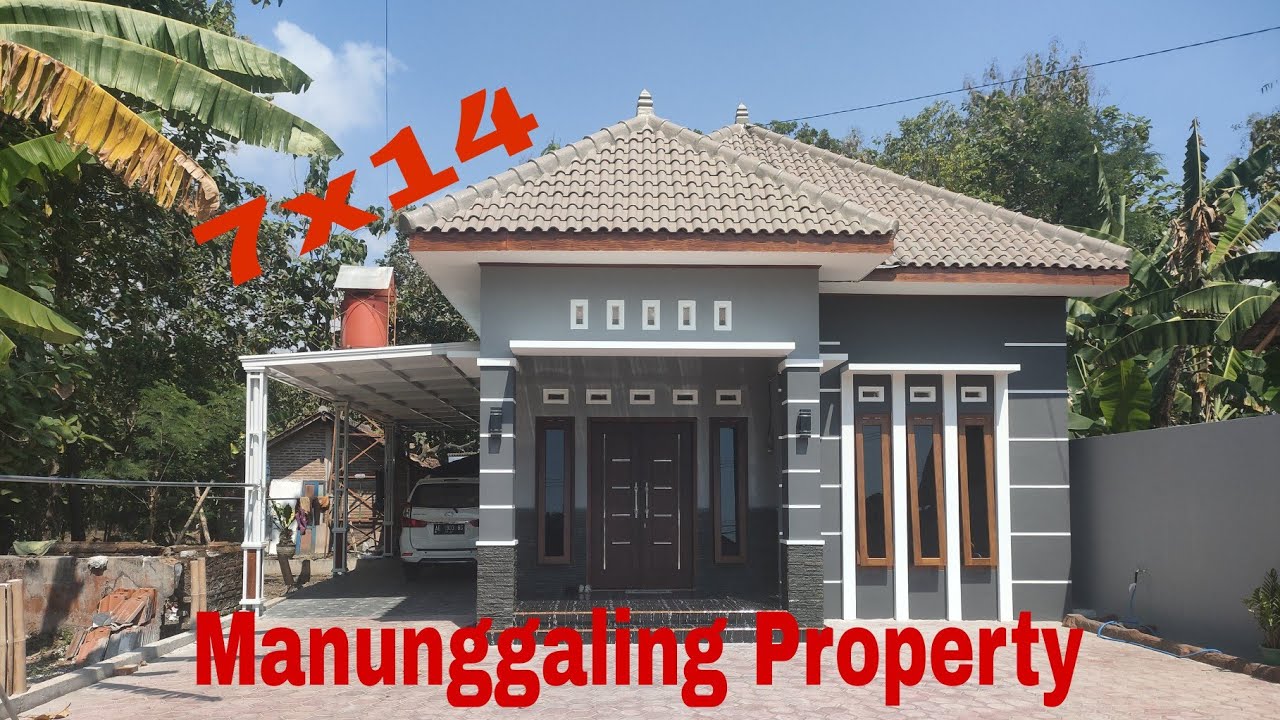 Minimalis elegant 7*14// rumah mas ageng// kunti, sampung - YouTube