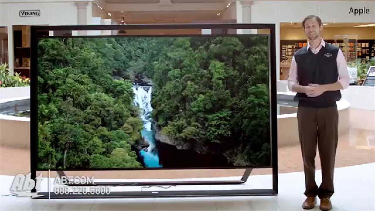 Samsungs Largest TV 110 Inch 3D UHD 4K LED Smart Frameless HDTV UN110S9