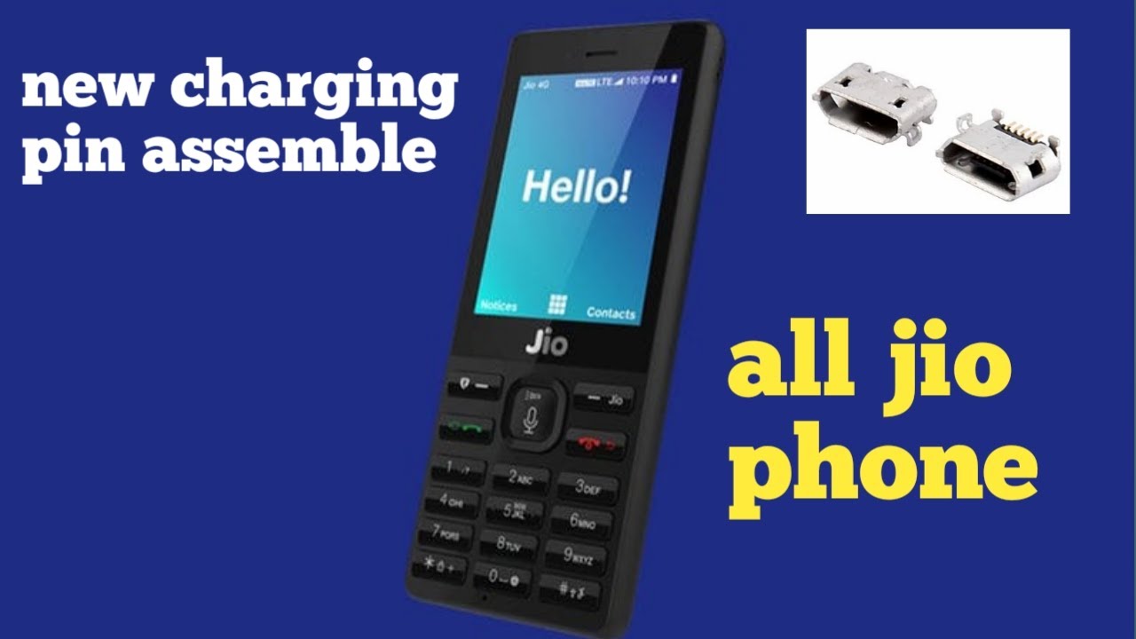 jio keypad phone new charging pin assemble - YouTube