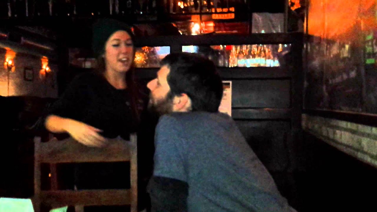 Erik paid the waitress to slap his face! - YouTube