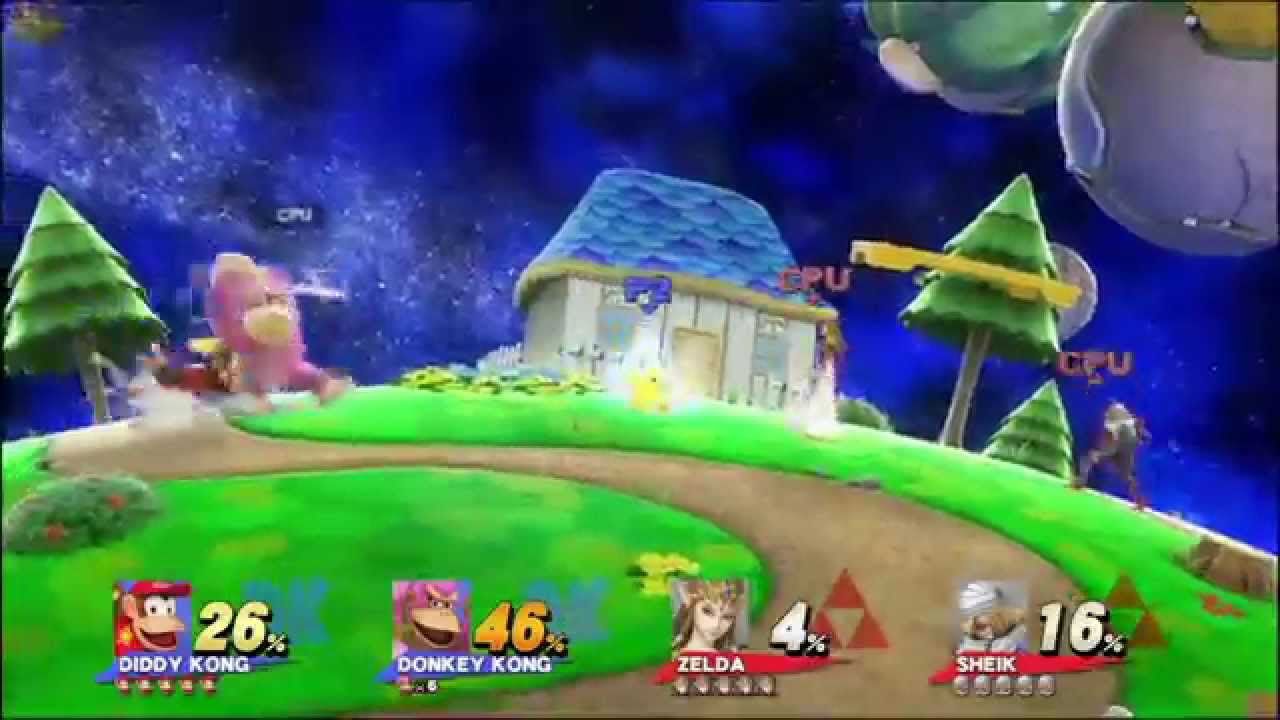 Super Smash Brothers Map Playthrough - Mario Galaxy - YouTube