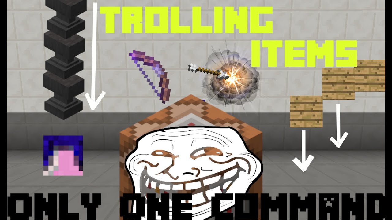 [ONLY ONE COMMAND] [Ep 2: Trolling Items] - YouTube