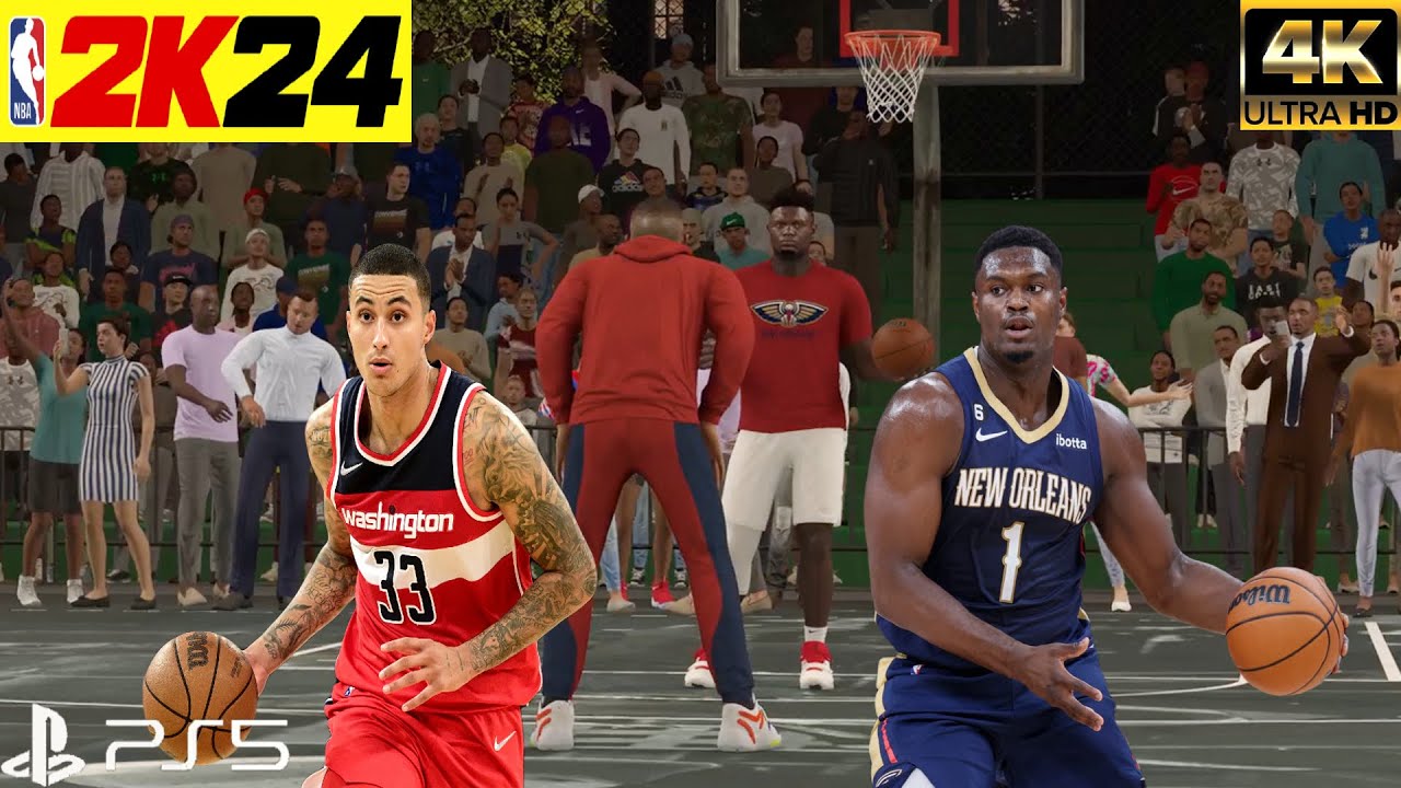 NBA 2K24 - KYLE KUZMA vs ZION WILLIAMSON | PS5 4K REALISTIC ULTRA GRAPHICS PLAYTHROUGH - YouTube