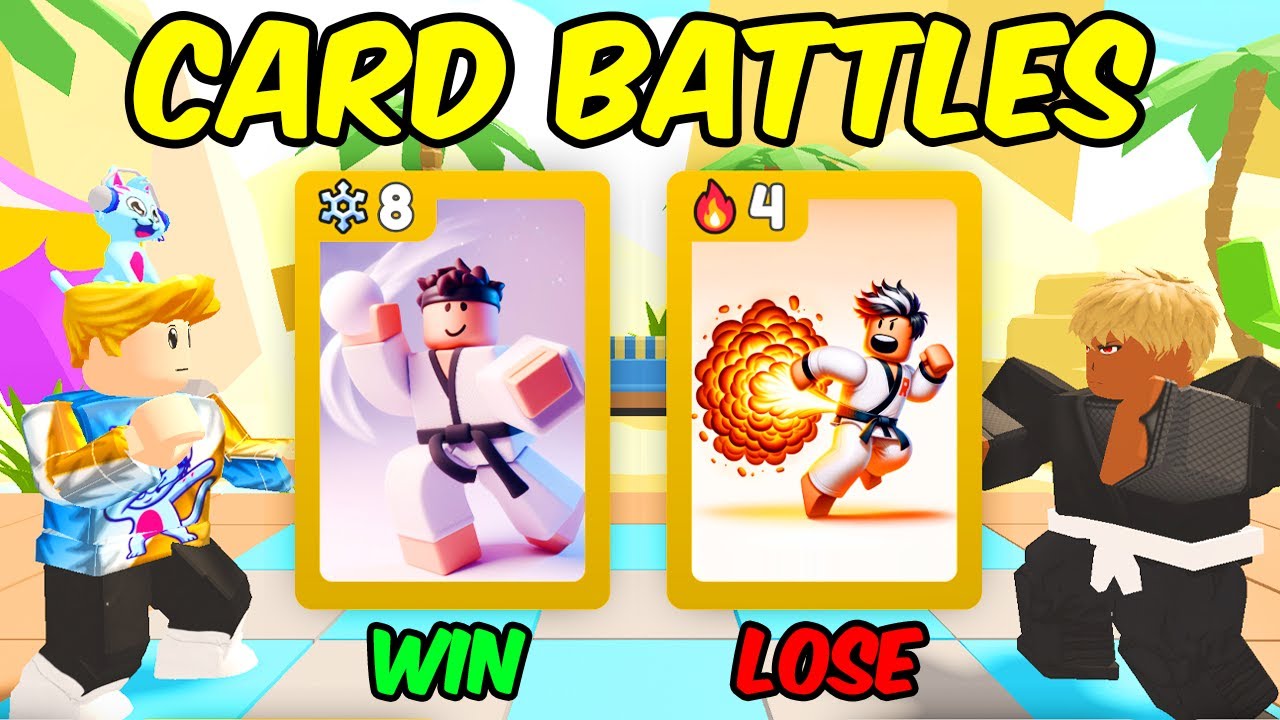ROBLOX CARD BATTLES - YouTube