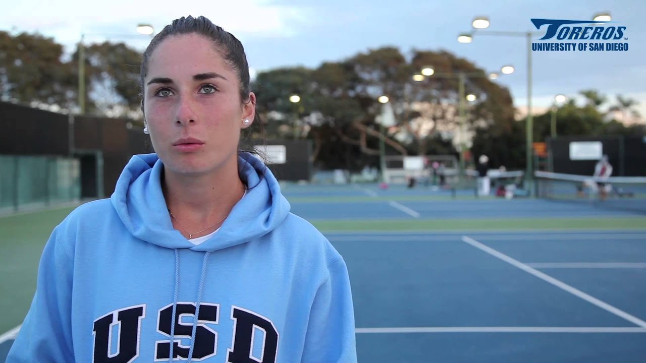 USD Women's Tennis: Hawai'i Post-match Interview - YouTube