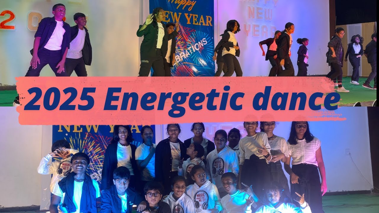 Energetic new year kids performance 2025 #dance #newyear #stageshow # ...