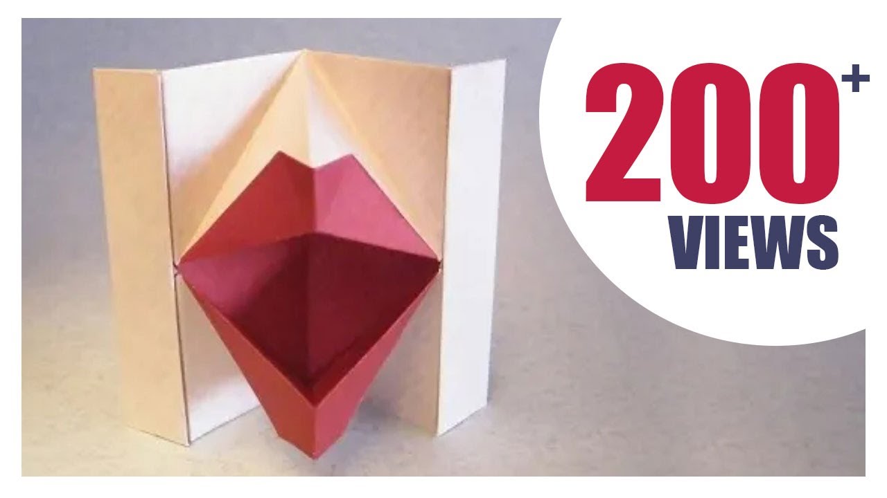 Origami: Lips [tutorials] - YouTube