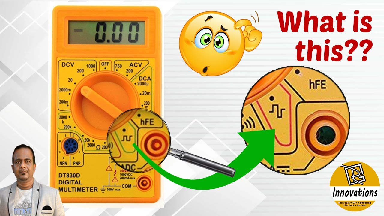 Multimeter Dial Symbols