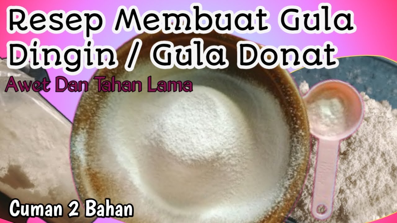 Gula Dingin Home Made, Gula Taburan Donat dan Kue Kering,cuman 2 Bahan ...