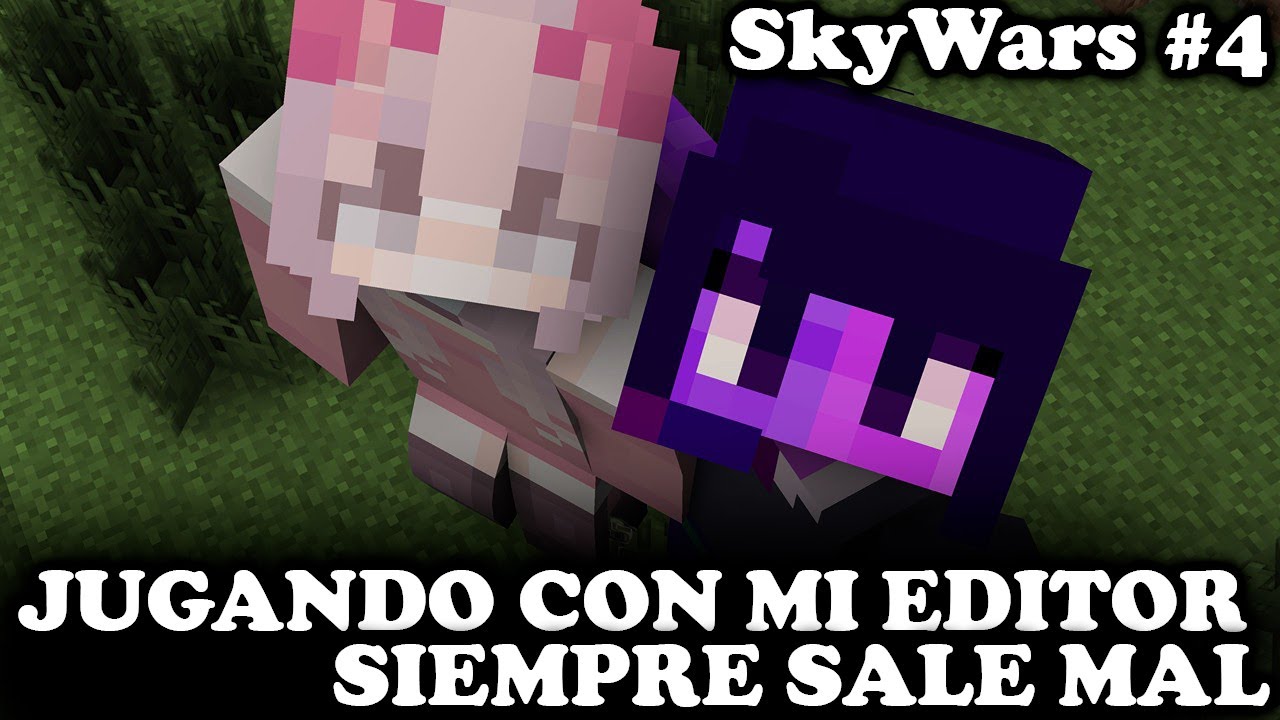 JUGANDO CON MI EDITOR!! (Sale Mal) 1 PARTIDAS DE SkyWars | Minecraft ...