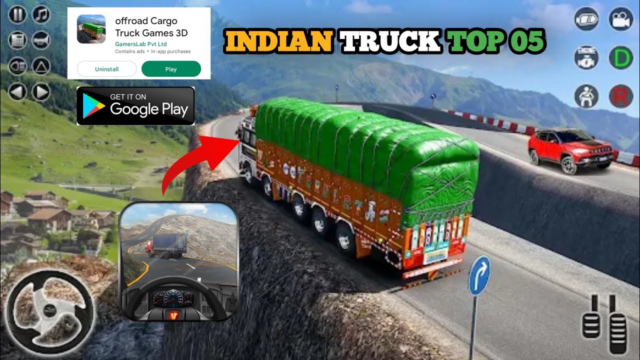 off road cargo truck driving | off road cargo truck driver simulator ...