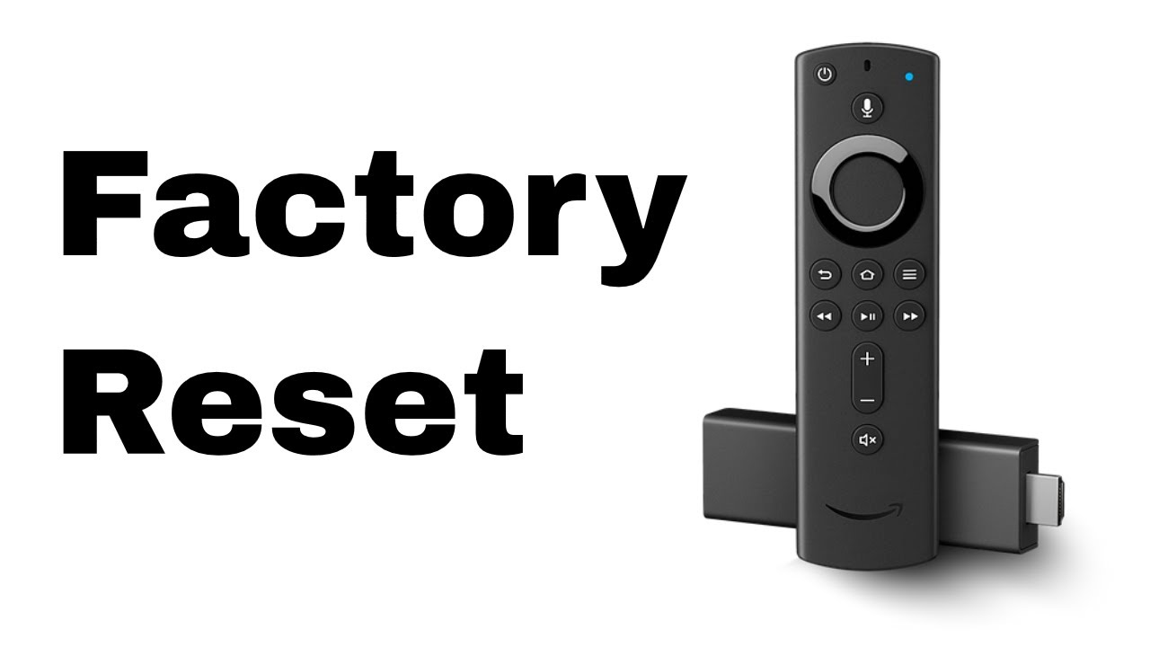 How To Factory Reset Your Fire Stick 4K TV - 2 Ways - YouTube