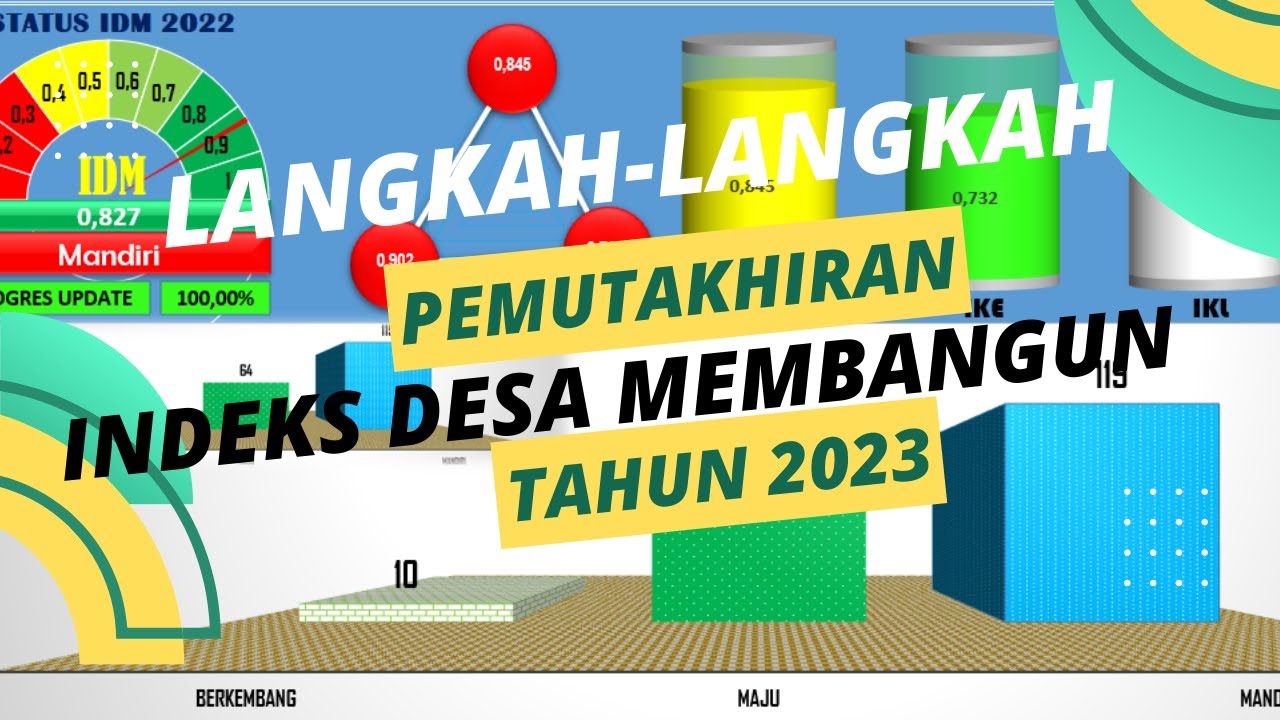 CARA MUDAH PEMUTAKHIRAN INDEKS DESA MEMBANGUN 2023 - YouTube