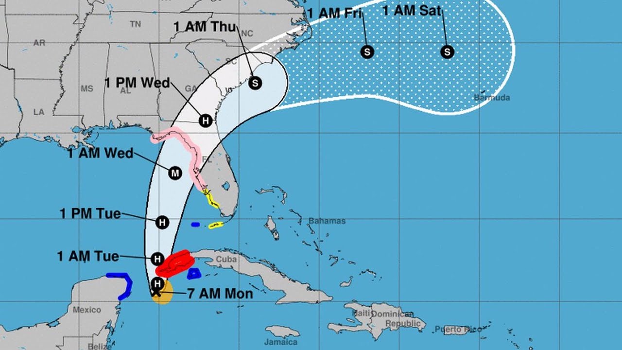 LIVE: Hurricane Idalia Approaches Florida Key West - YouTube