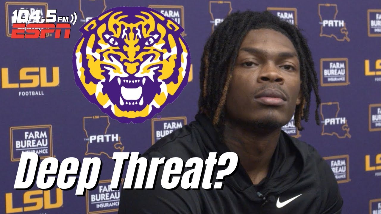EXCLUSIVE: LSU WR Barion Brown Talks Weapons On Tigers Offense - YouTube
