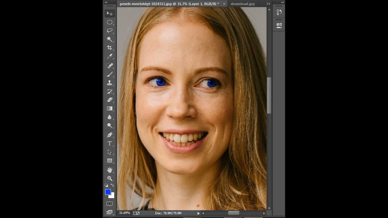 How To Change The Color Of Eyes On Photoshop shortvideo viralvideo How To Change The Color Of Eyes On Photoshop shortvideo viralvideo
