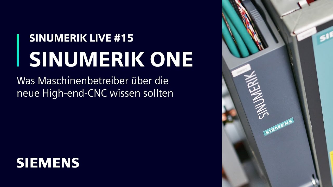 SINUMERIK live SINUMERIK ONE - YouTube