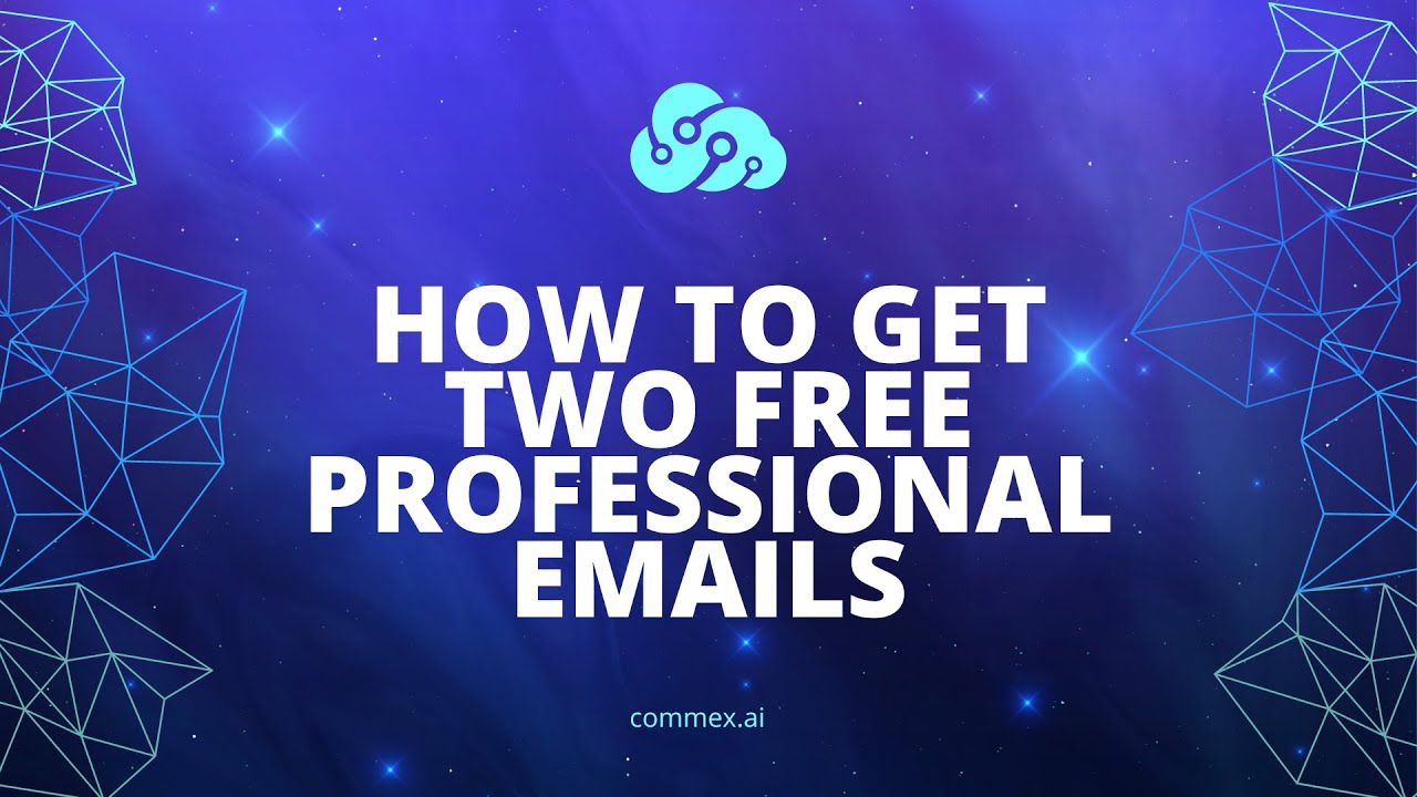 How to Get Two FREE Professional Emails | 2024 - YouTube
