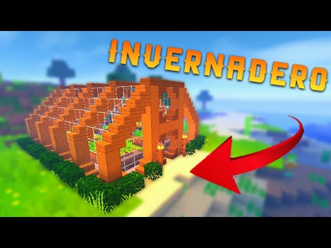COMO hacer un INVERNADERO|Tutoriales Minecraft(Muy fácil)🌾🌾 - YouTube