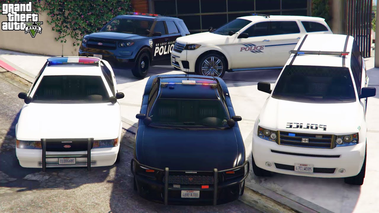 GTA 5 - Stealing Go loco Railroad Police Department Vehicles with ...