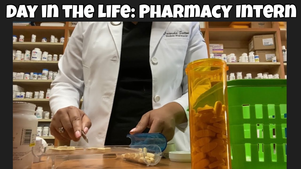 Day in the Life of a Pharmacy Intern/ Technician | ASMR segment ...