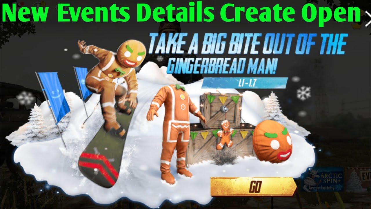 Gingerbread Man Events Details pubg mobile | Ginger bread man crate ...