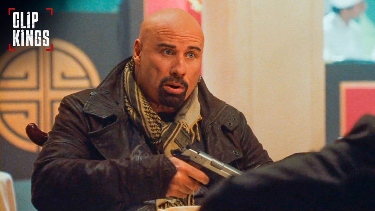 Shootout in the Chinese Restaurant (John Travolta) | From Paris With ...