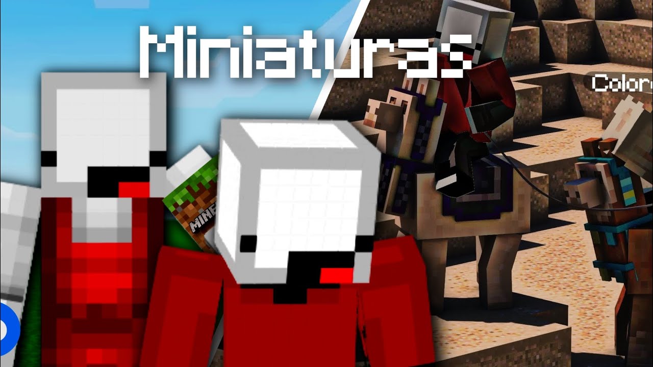 tutorial de cómo hacer miniaturas de minecraft en Android (pueden darle ...