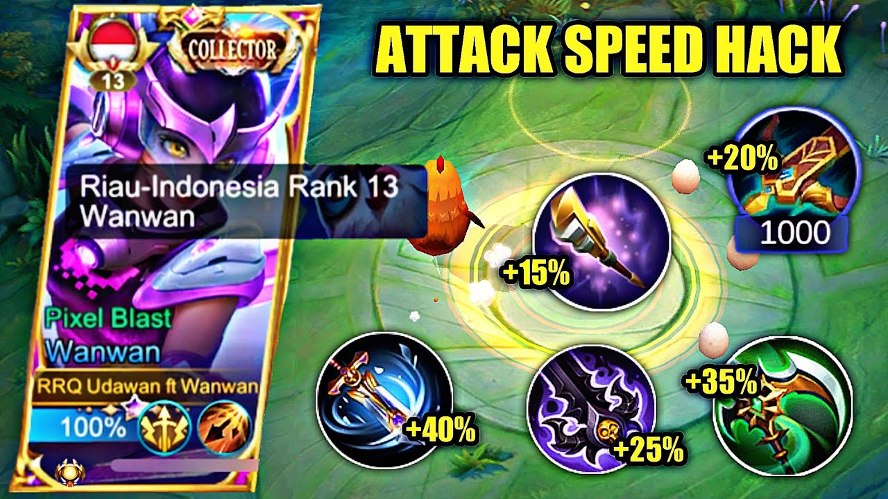 NEW META!! WANWAN ATTACK SPEED ABUSE🔥 (ATK SPEED HACK) | WANWAN BEST ...