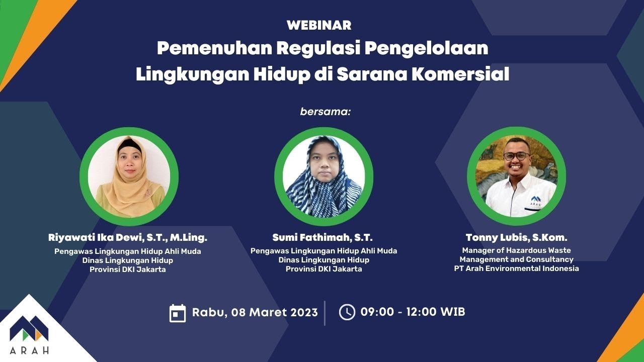 Webinar Pemenuhan Regulasi Pengelolaan Lingkungan Hidup di Sarana ...