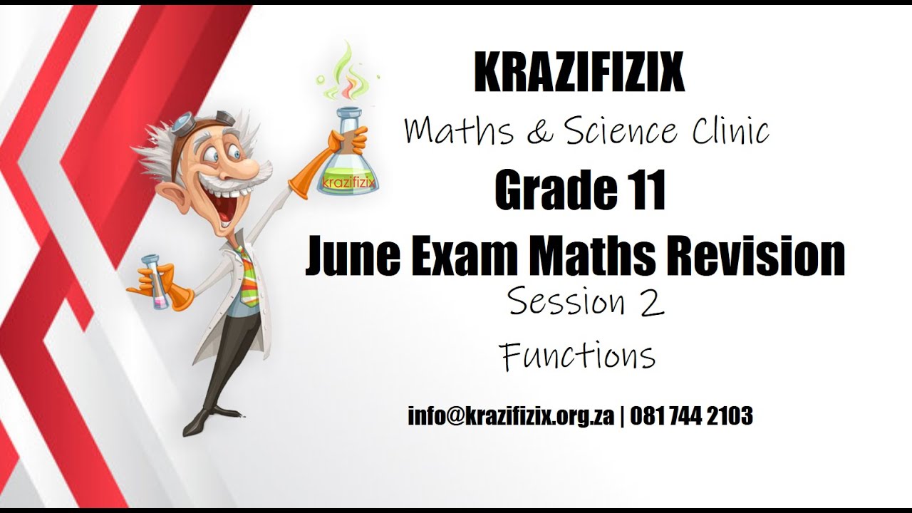 Math P1 G11 June Exam Prep Session 2 - YouTube