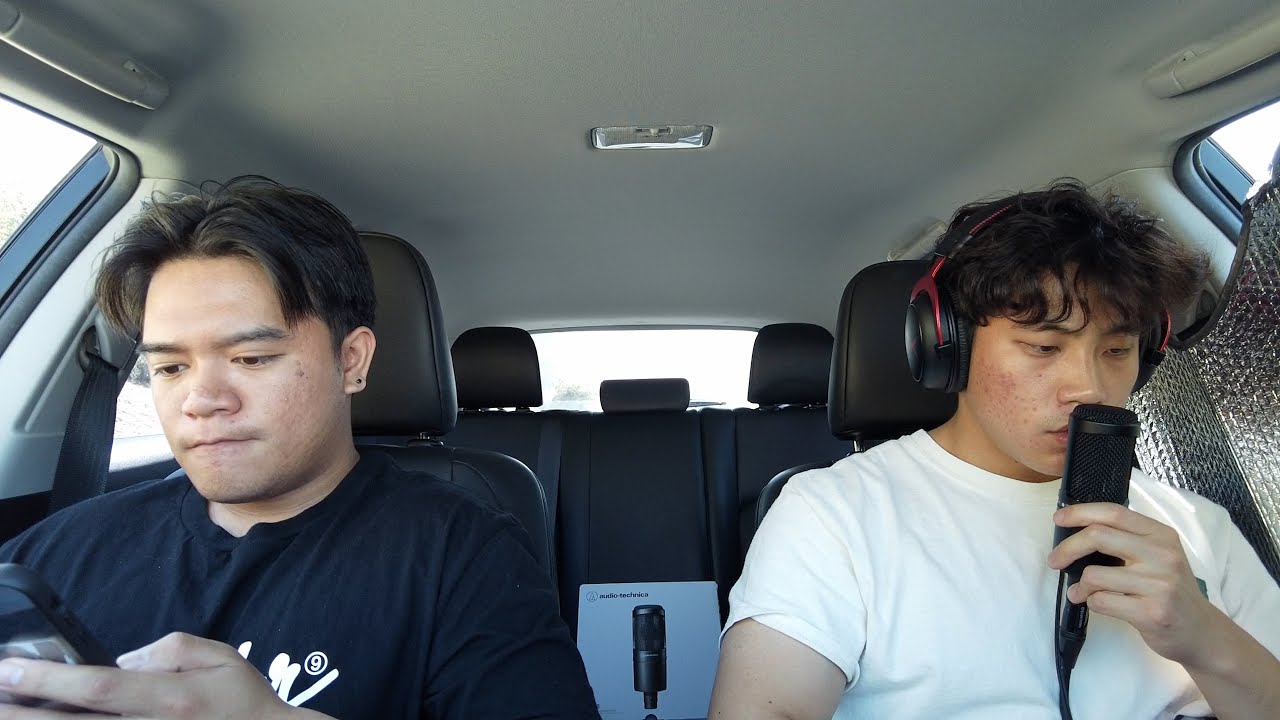 making a song in da car studio - YouTube