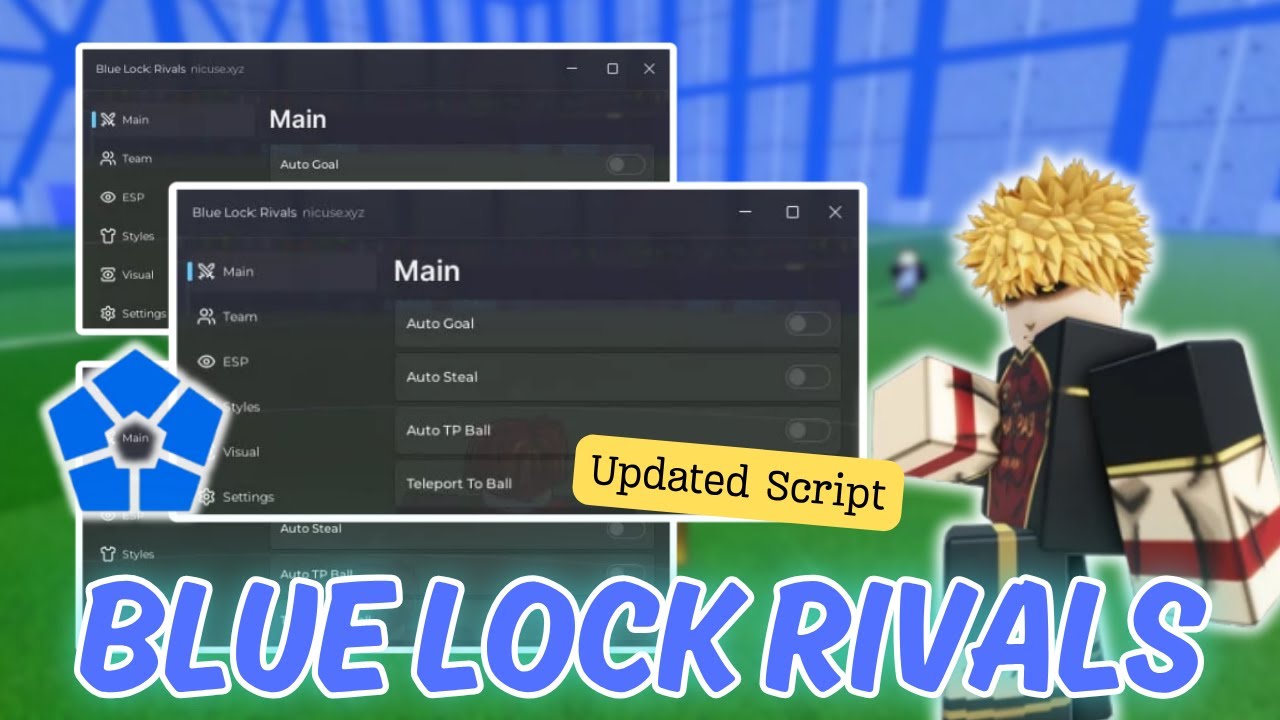 ⚽ Blue Lock Rivals UPDATED Script 2025 🔥 | Auto Goal, Speed Boost ...