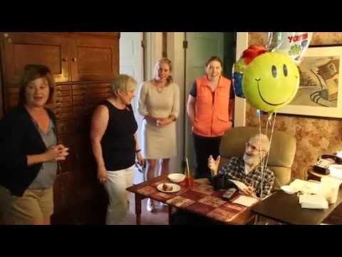 James "Fuzzy" Randolph ('56) turns 88 - YouTube