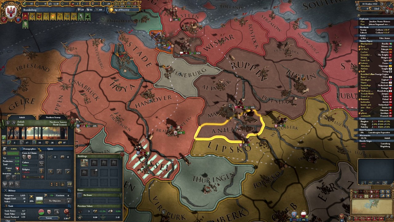 Europa Universalis 4: Third Rome MP - Brandenburg - Ep 12 - YouTube