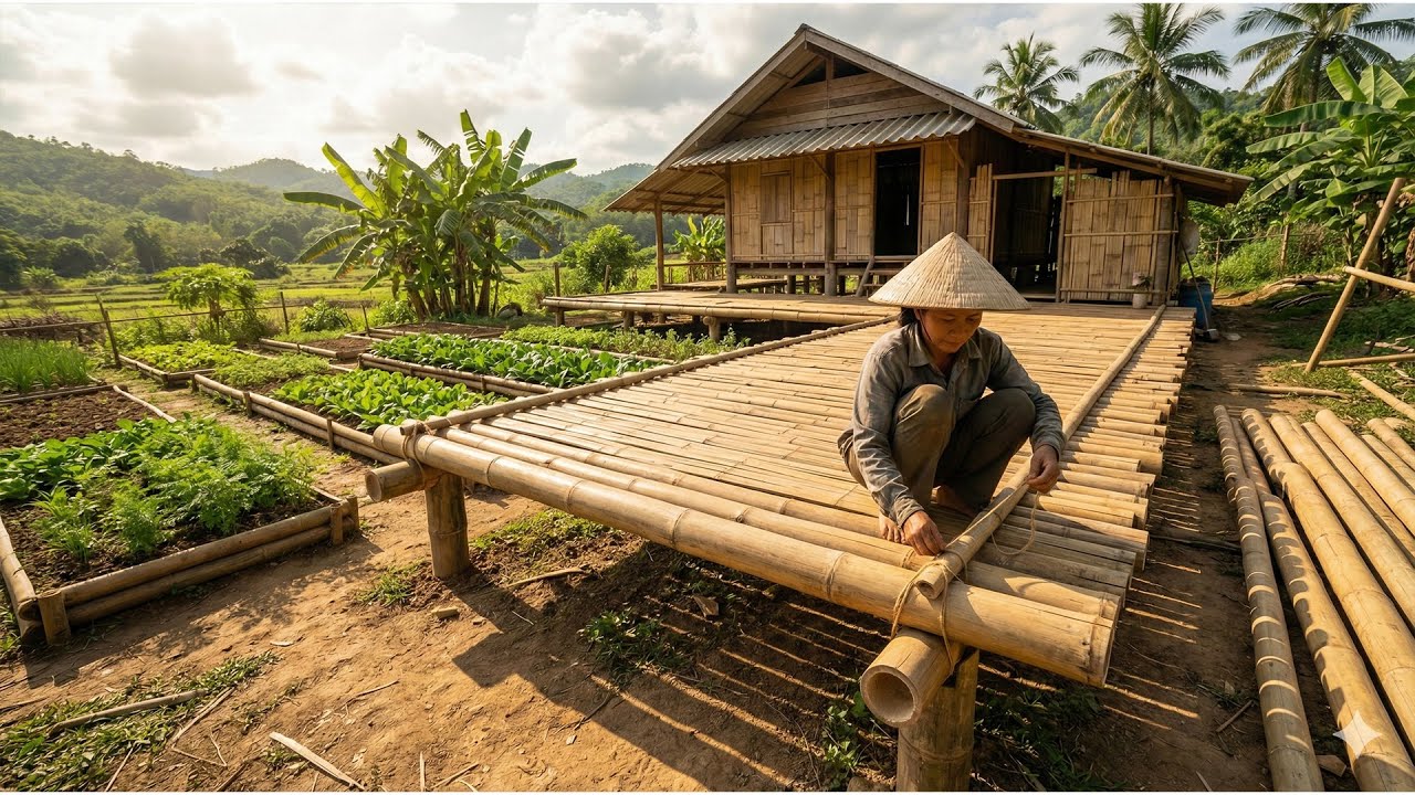 How I Built the Perfect Farm From Scratch | Bamboo Deck & Smart ...